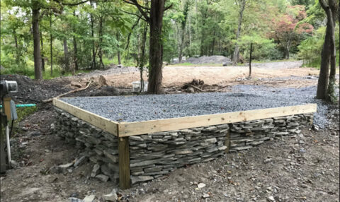 Shed Pad | Craftsmen Farms Landscaping